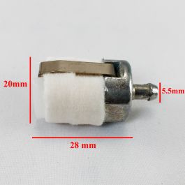 MorrisMiniMotors Logo In-Tank Filter Clunk W 20mm