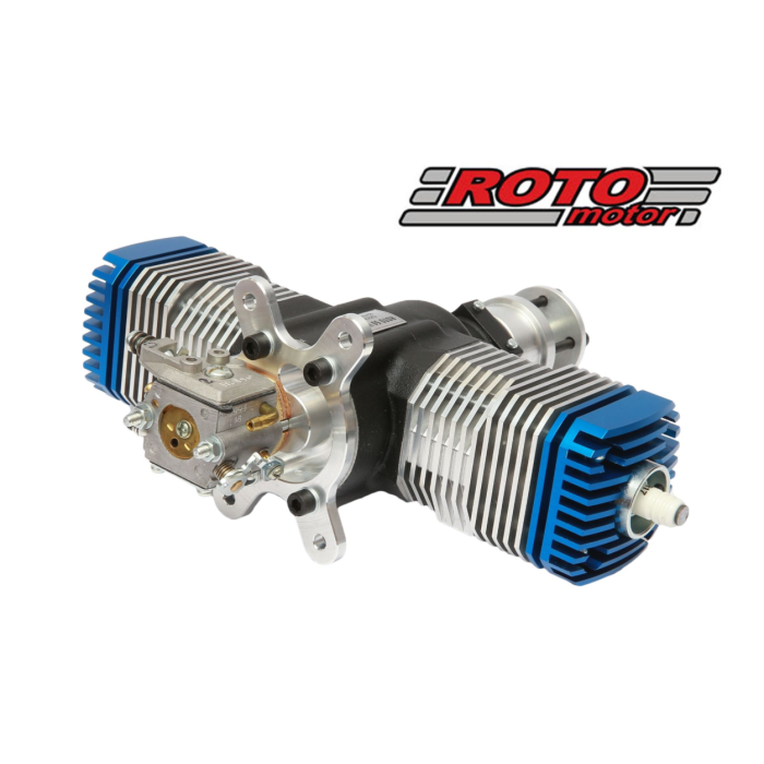 Roto Motor 50cc V2 Gas Petrol Twin Cylinder 2 Stroke Engine